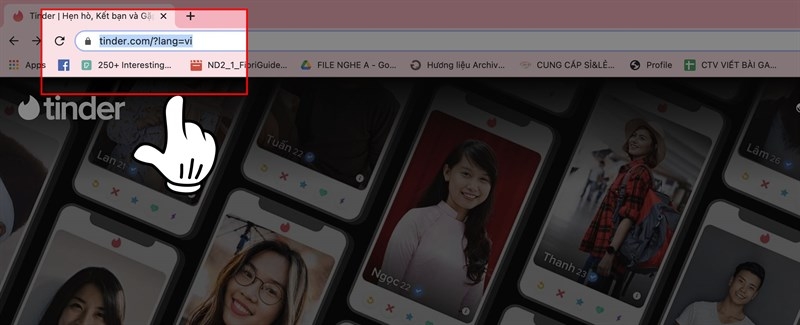 Cách sử dụng Tinder web trực tiếp bằng máy tính và điện thoại