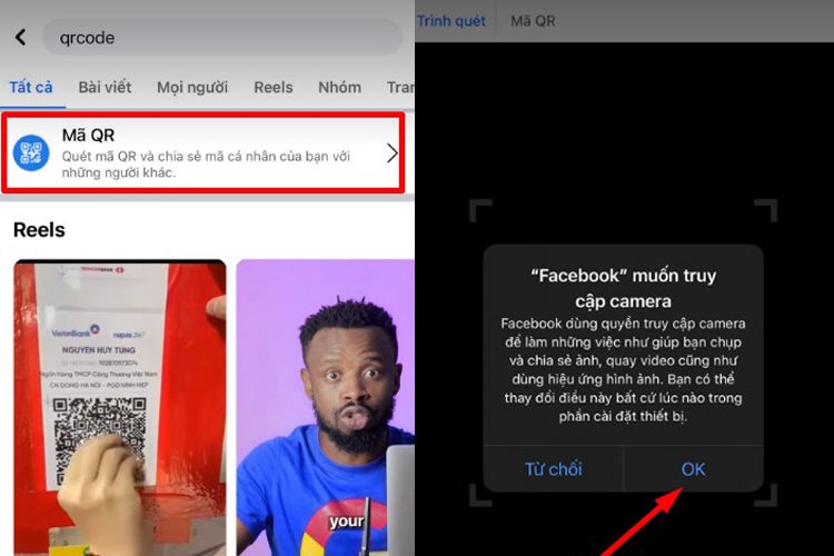 Hướng dẫn cách lấy mã QR Facebook đơn giản trên điện thoại