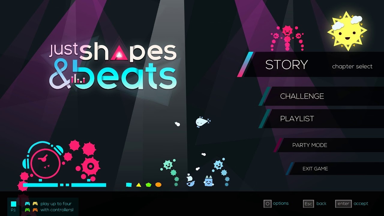 Just Shapes and Beats: Game âm nhạc phong cách Bullet-hell