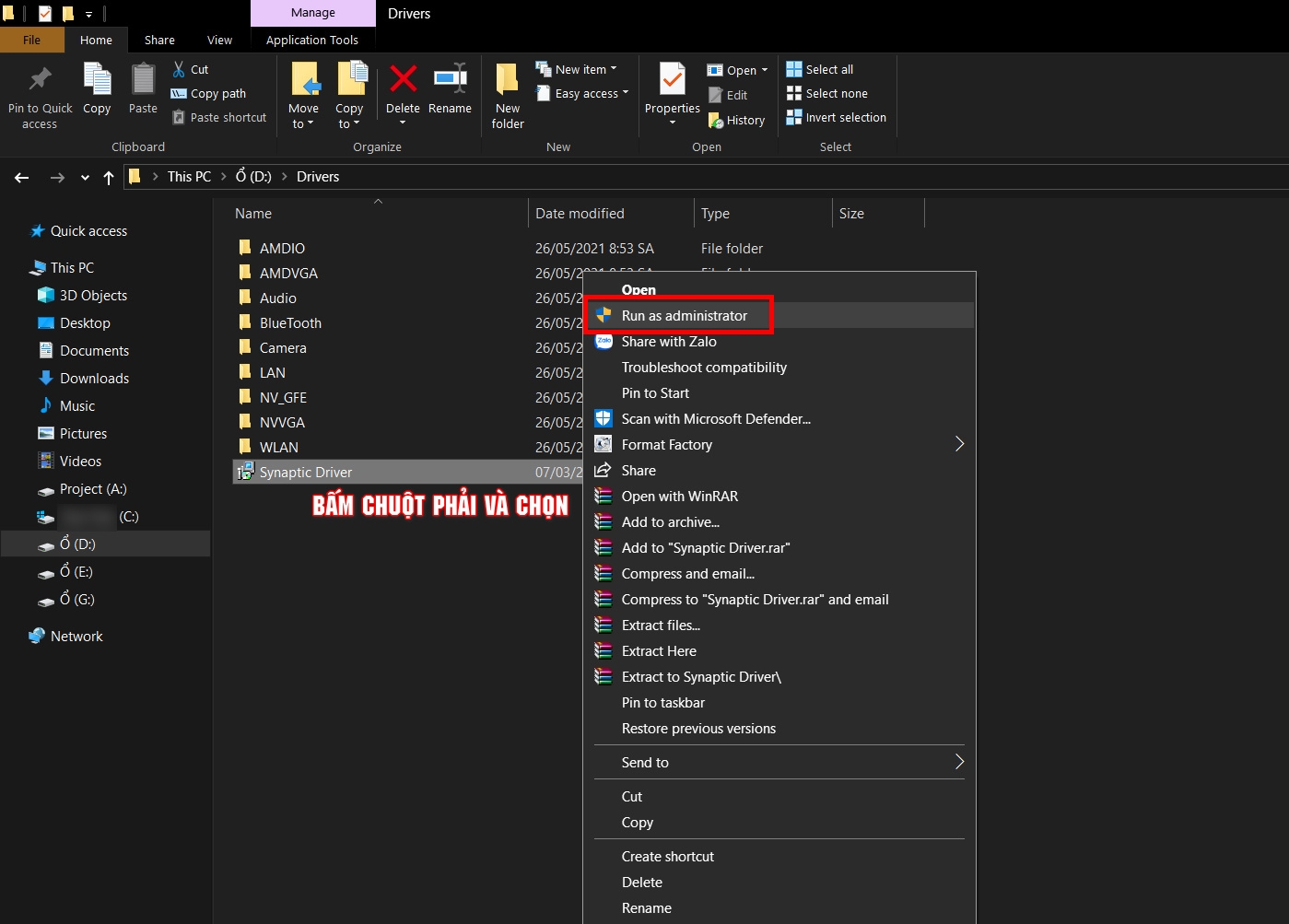 Tải về và cài đặt trình Synaptics touchpad driver trên laptop