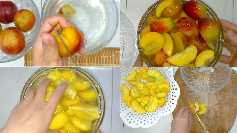 Hướng dẫn cách làm trà đào dầm thơm ngon ngọt mát thanh nhiệt