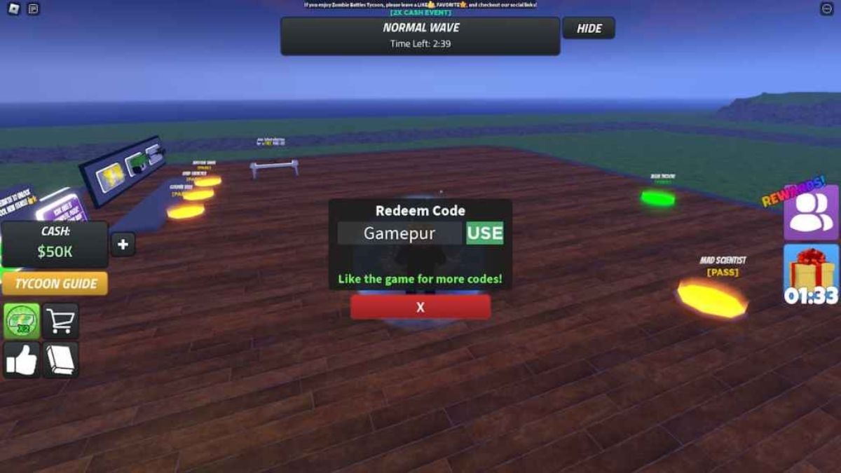 Chia sẻ mã code Zombie Battle Tycoon 2024 và cách nhập đơn giản