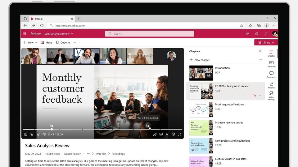 Microsoft Stream - Giải pháp kết nối toàn diện cho doanh nghiệp