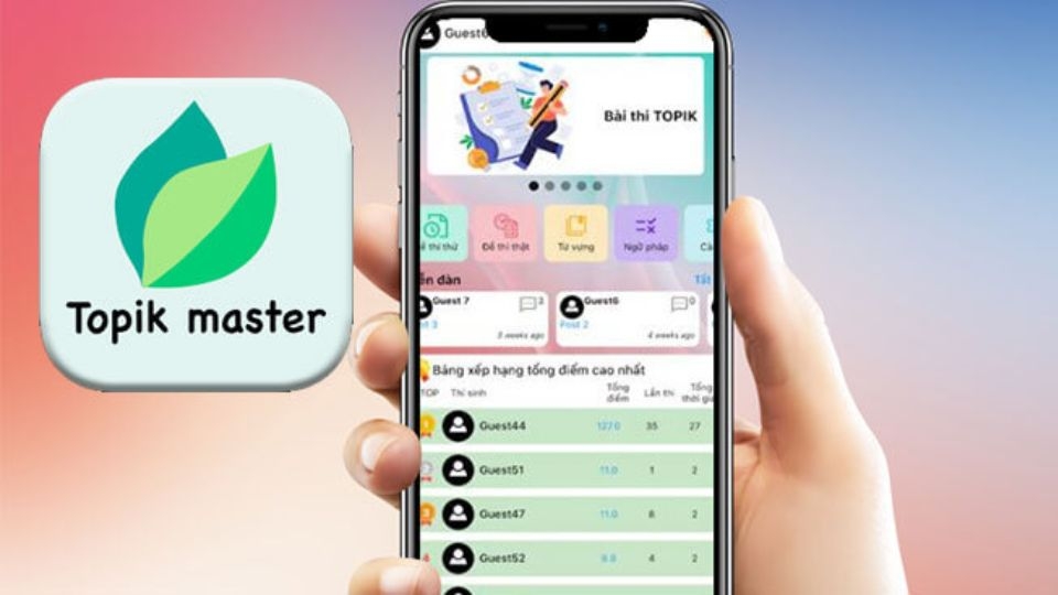 Topik Master - Ứng dụng chinh phục kỳ thi Topik đắc lực
