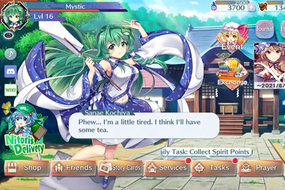 Touhou LostWord: Siêu phẩm dành cho người hâm mộ dòng game Touhou
