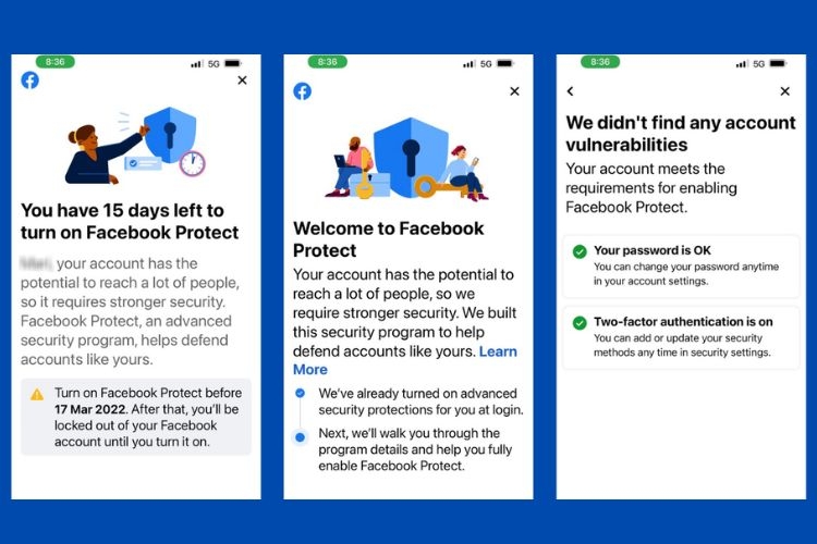 Bật Facebook Protect nâng cấp bảo mật tài khoản