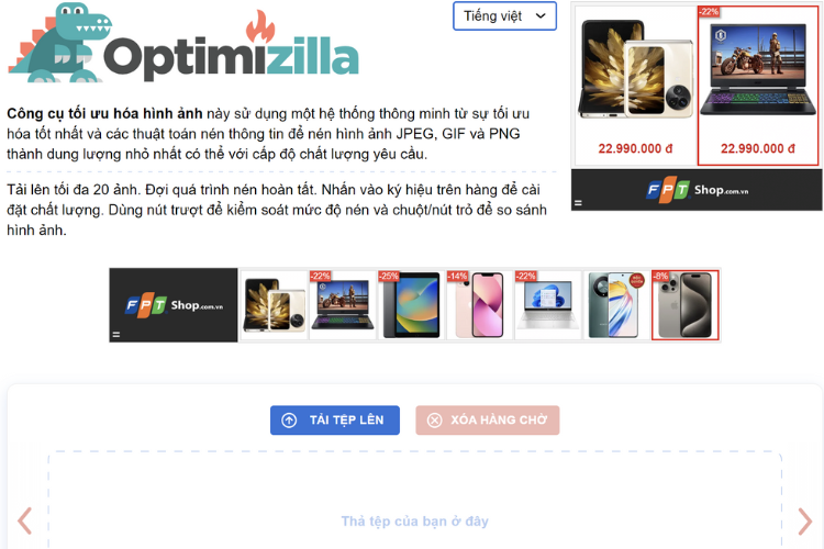 Hướng dẫn các bước làm giảm dung lượng gif online cực dễ