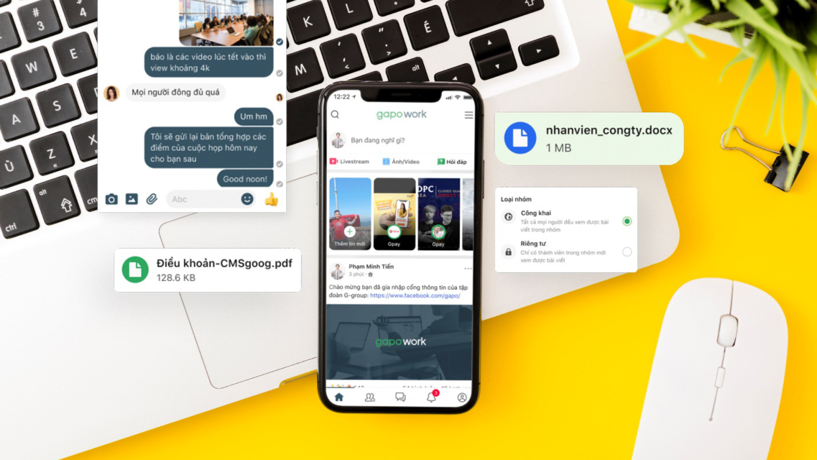 GapoWork là gì? Tính năng tuyệt vời của GapoWork và SlimCRM