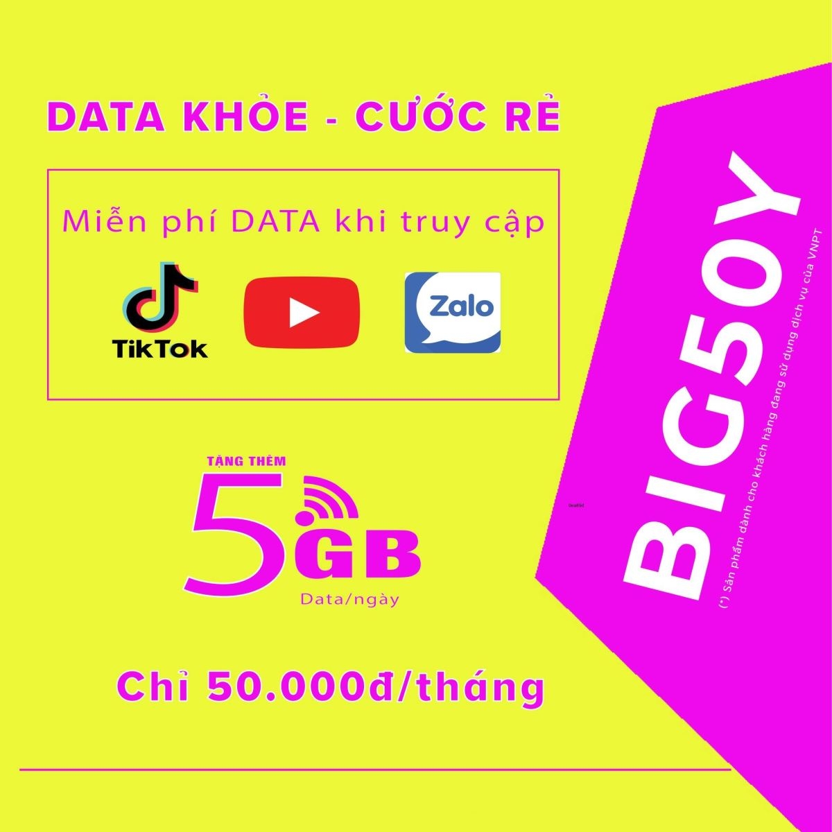 Hướng dẫn cách đăng ký gói BIG50Y của VinaPhone đơn giản