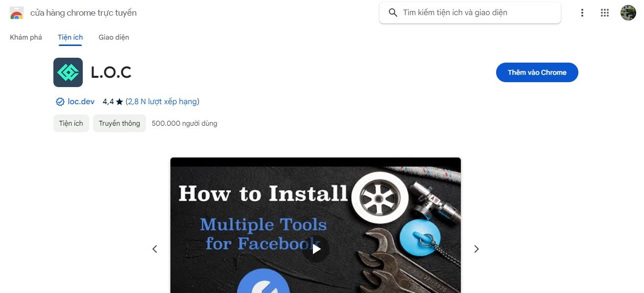 Multiple Tools for Facebook: Tiện ích nâng cao trải nghiệm
