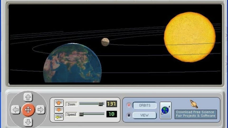 Tải Solar System 3D Simulator - Du hành hệ Mặt Trời trong tầm tay