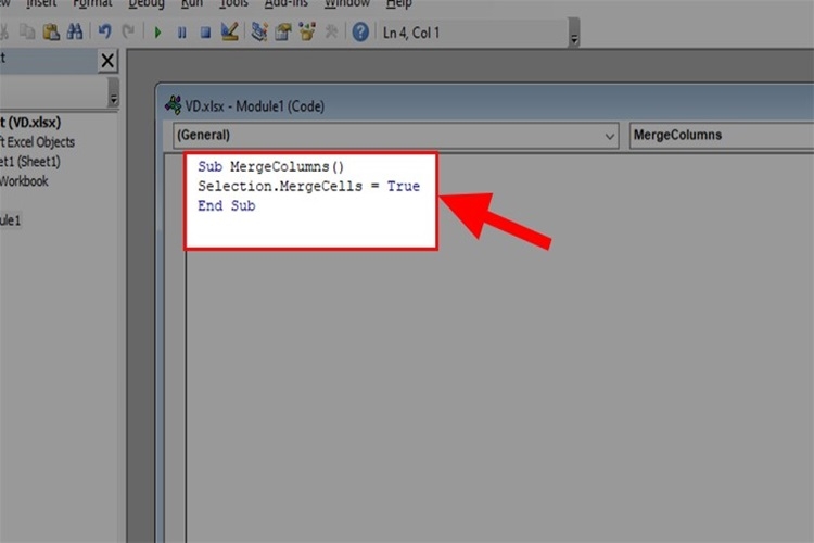 Cách gọi phím tắt Merge Cell trong Excel nhanh chóng