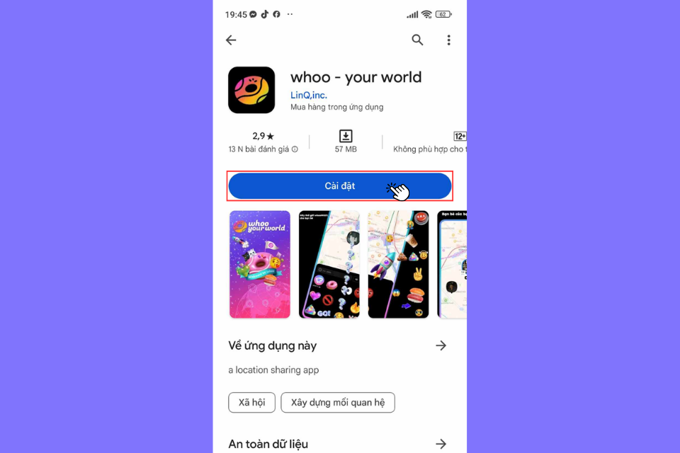 App Whoo - Ứng dụng định vị và chia sẻ vị trí cho bạn bè