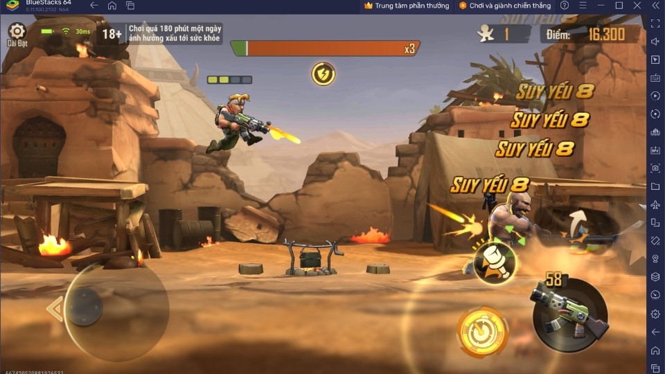 Rambo lùn - Trở về tuổi thơ cùng tựa game đi cảnh vô cùng hấp dẫn