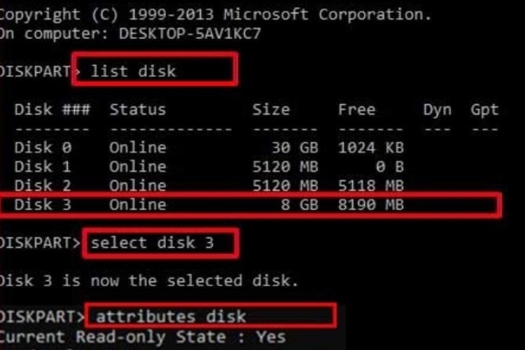 Một số cách khắc phục lỗi The disk is write protected đơn giản