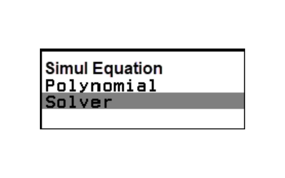 Mách bạn cách bấm SHIFT SOLVE 880 giải phương trình dễ dàng