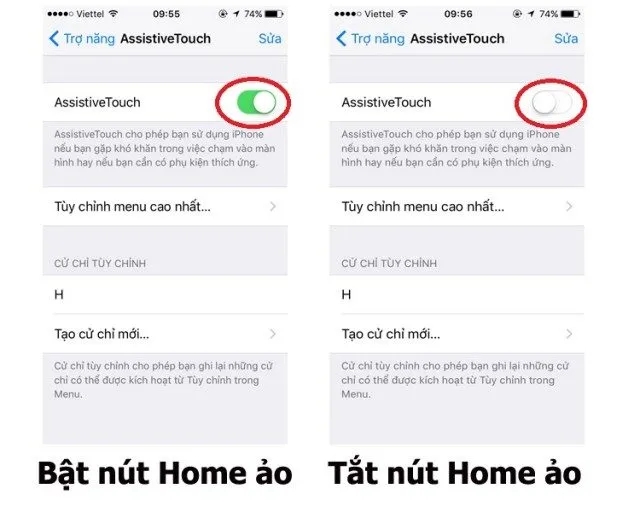 Cách cài đặt nút Home trên iPhone siêu đơn giản, trong 1 nốt nhạc