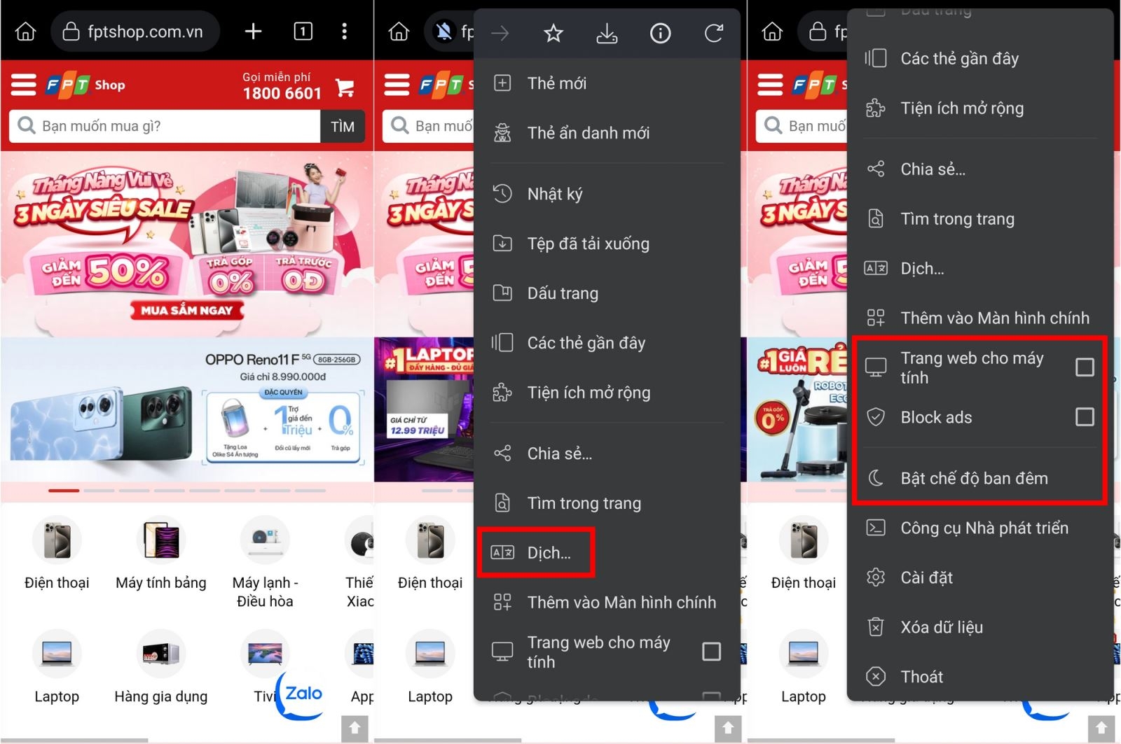 Hướng dẫn tải và cài đặt trình duyệt Kiwi browser trên điện thoại