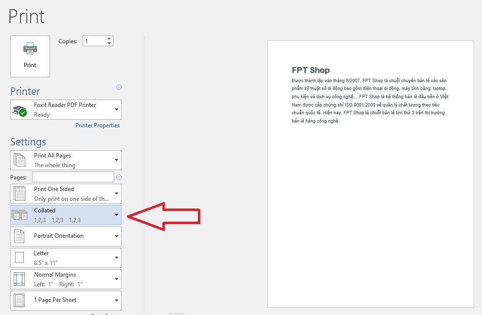 Collated printing là gì? Hướng dẫn sử dụng Collated và Uncollated