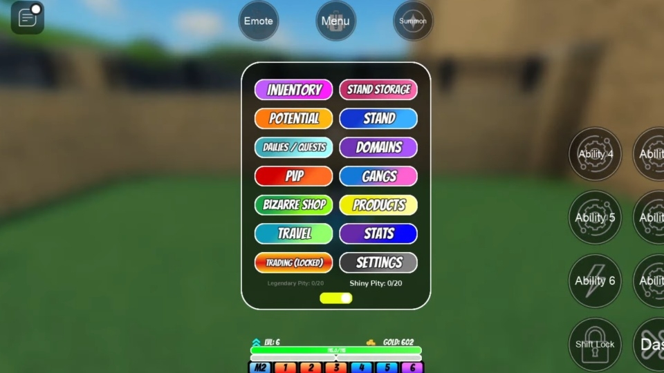 Code World Of Stands tháng 12/2025 nhận vật phẩm nâng cấp nhân vật