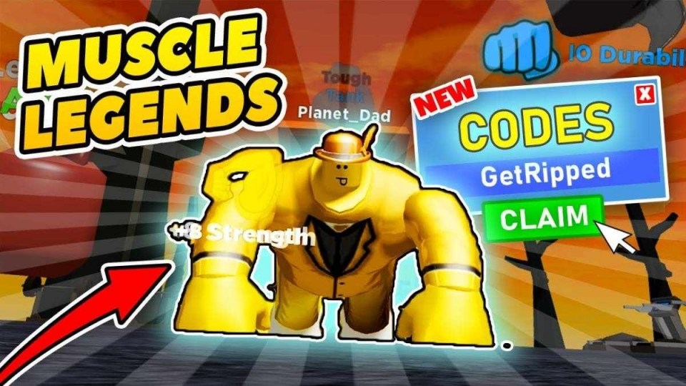 Nhập code Muscle Legends tháng 12/2025 còn hạn nhận ngay vật phẩm