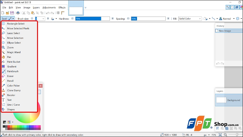 Tải Paint.NET miễn phí: Biến hóa hình ảnh vô cùng đơn giản