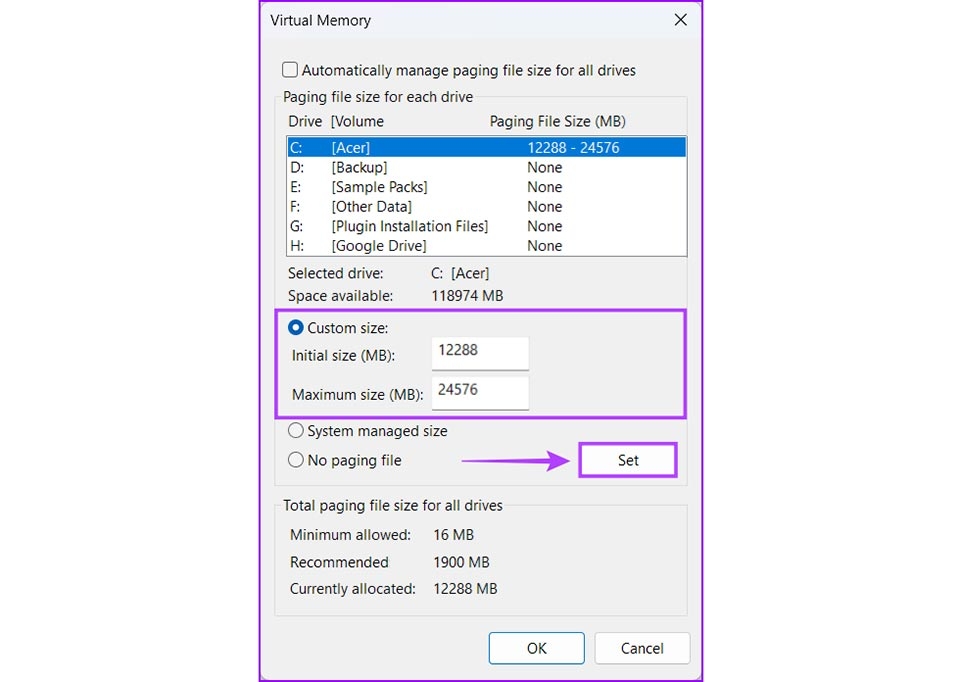 Cách set RAM ảo Win 11 để tăng sức mạnh đa nhiệm cho máy tính