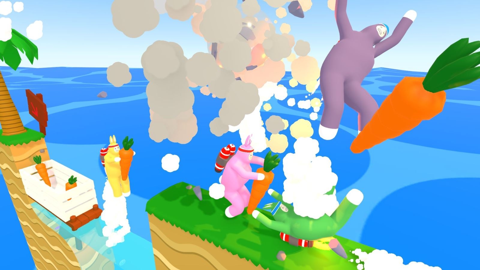 Super Bunny Man - tựa game platformer vui nhộn cho hội bạn thân