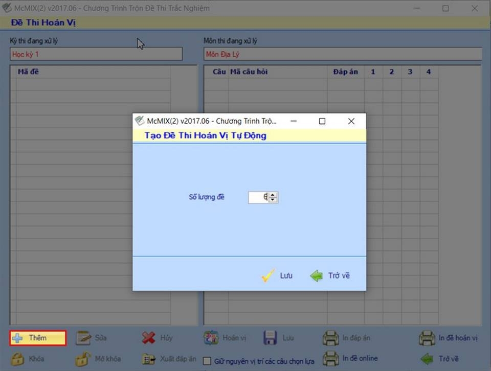 Cách ứng dụng McMIX trong việc khởi tạo đề thi trắc nghiệm
