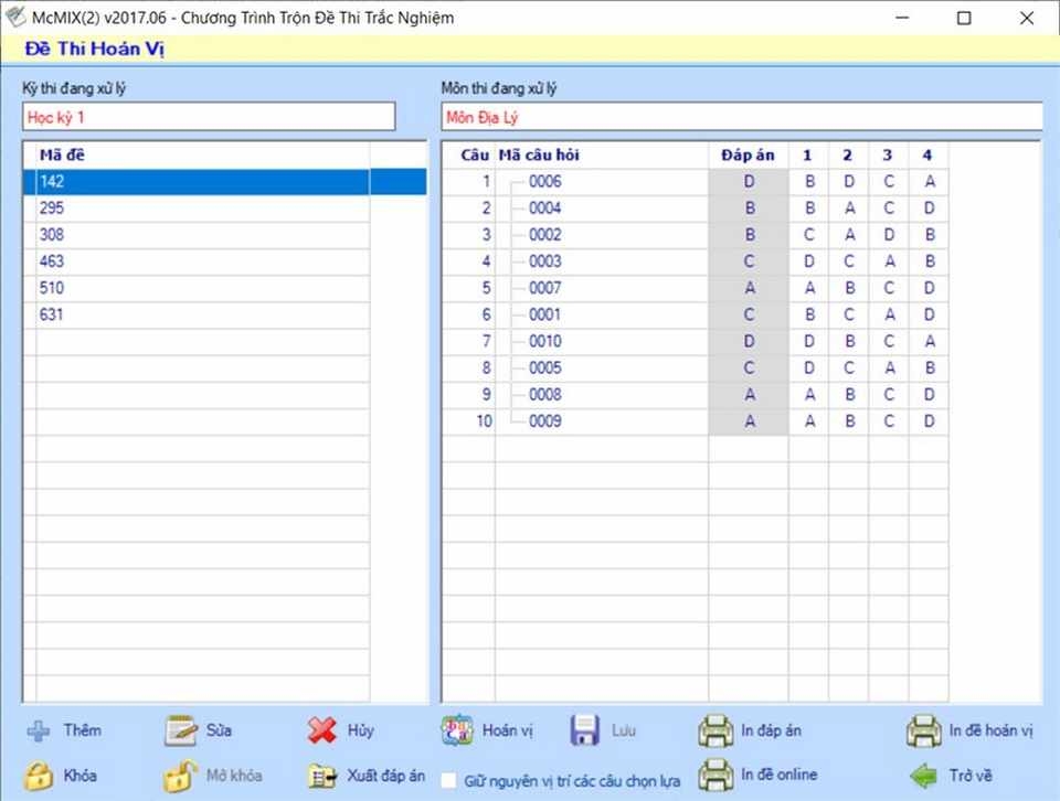 Cách ứng dụng McMIX trong việc khởi tạo đề thi trắc nghiệm