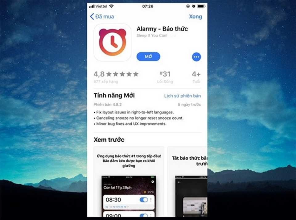 Alarmy – Tính năng thú vị của ứng dụng báo thức cực sốc mỗi sáng