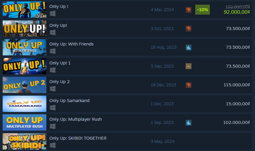 Cách tải và chơi game Only Up! - huyền thoại làng stream năm 2023