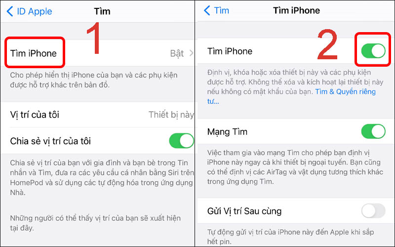 Cách bật tìm iPhone, iPad bị mất bằng Find My iPhone đơn giản