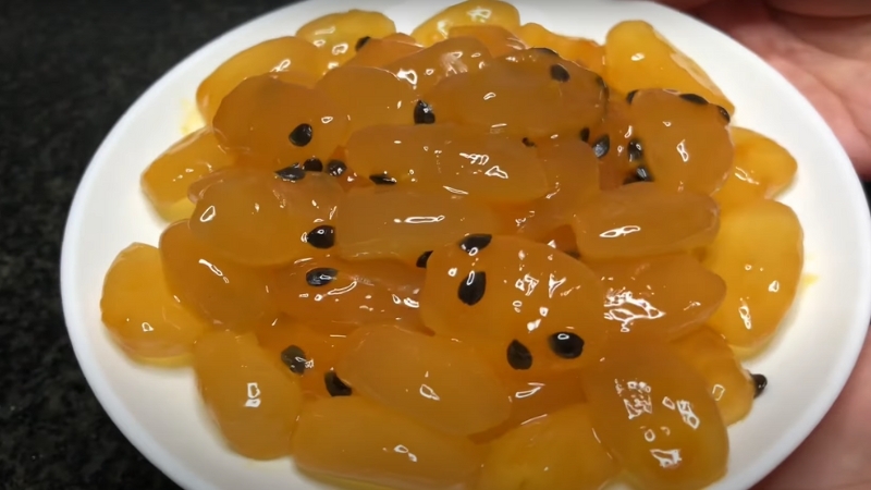 Mách bạn cách làm hạt đác rim chanh dây dẻo ngon, lạ miệng