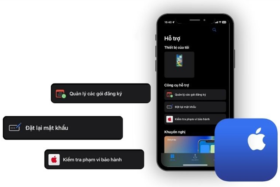 Apple Support: Ứng dụng đắc lực cho người dùng iPhone, iPad