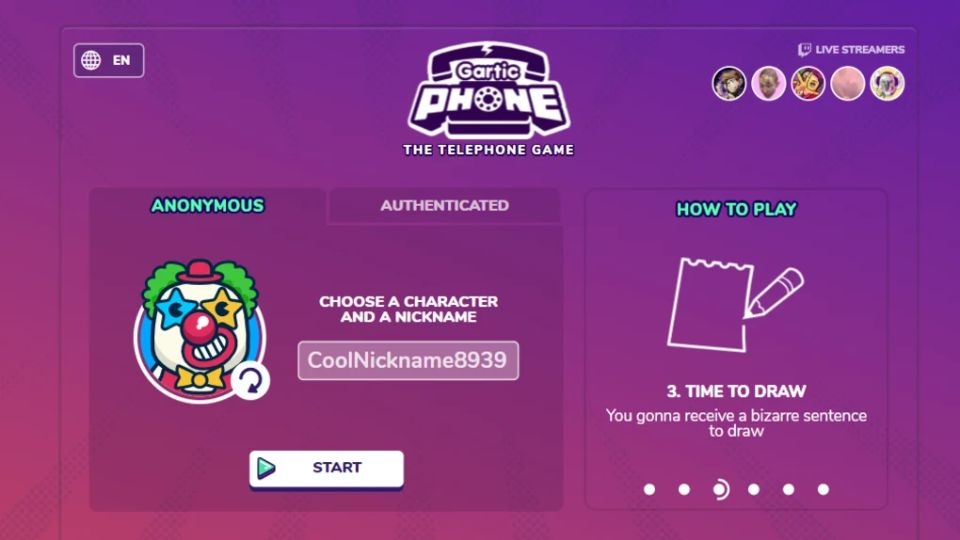 Gartic Phone - Trải nghiệm vẽ tranh đoán chữ độc đáo cùng bạn bè