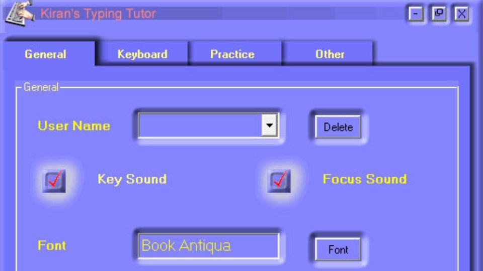 Kiran's Typing Tutor: Phần mềm luyện gõ phím dành cho học sinh