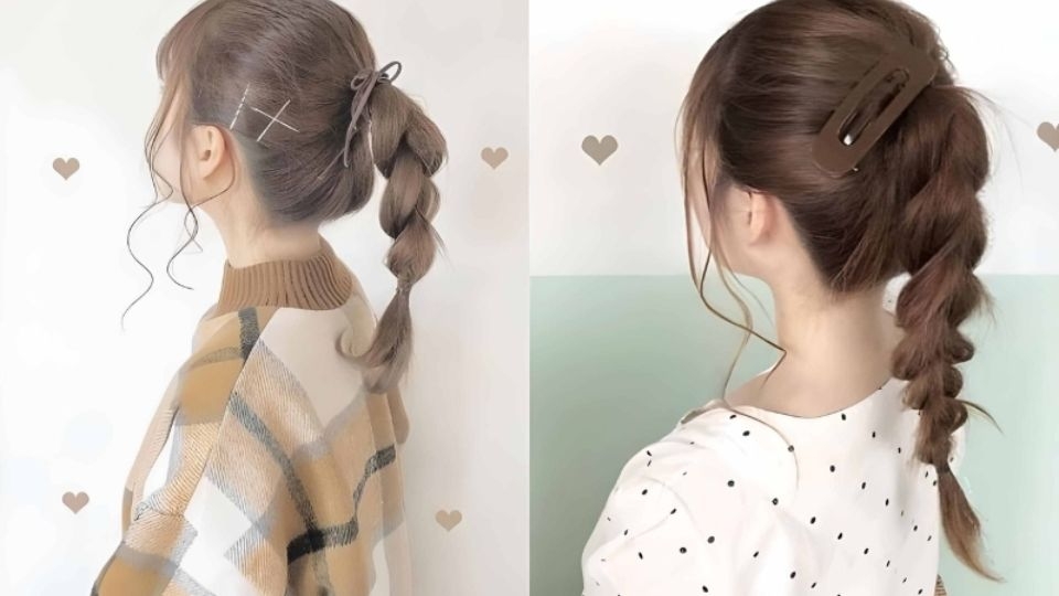 Những cách tết tóc đuôi sam đẹp với cách làm vô cùng đơn giản