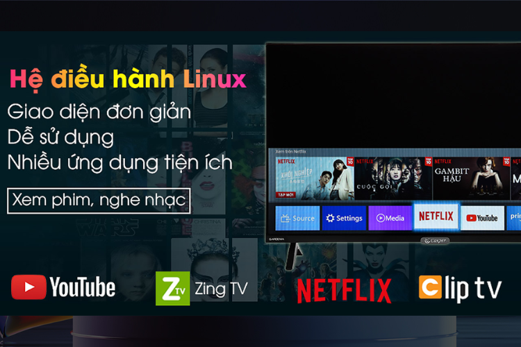 Tivi hệ điều hành Linux là gì, một số tivi hệ điều hành Linux
