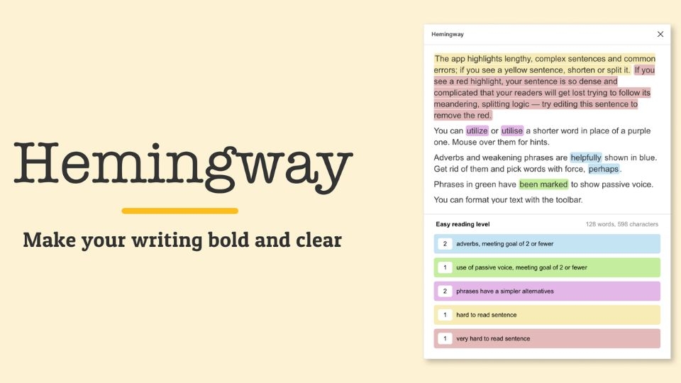 Hemingway Editor - Trợ thủ đắc lực cho việc viết lách hiệu quả