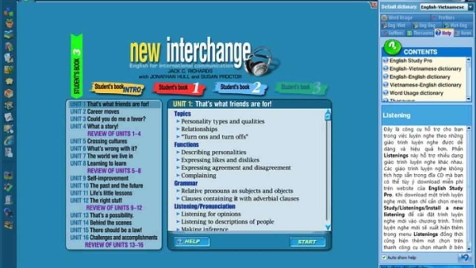 English Study Pro - phần mềm hỗ trợ học tiếng Anh hiệu quả