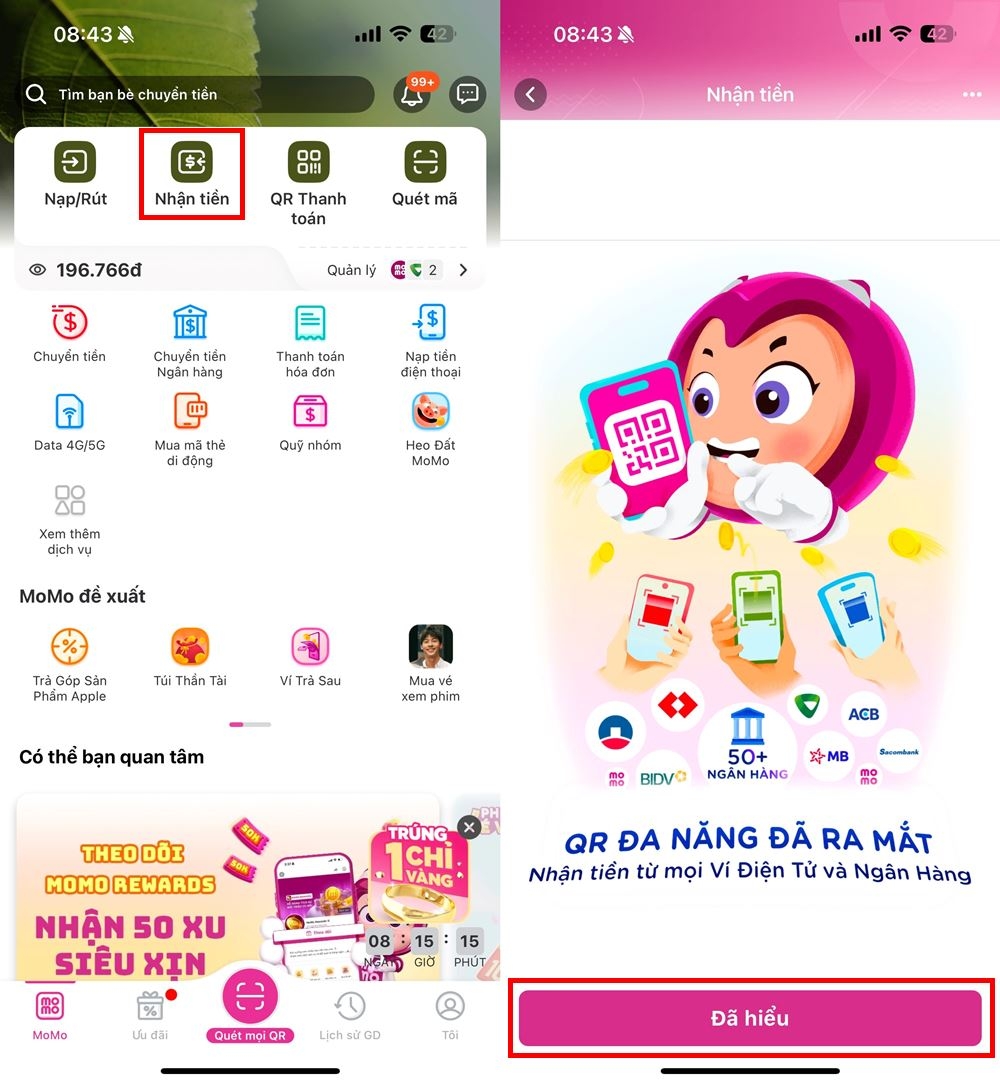 Cách tạo mã QR có sẵn số tiền cần chuyển trên MoMo cực tiện lợi