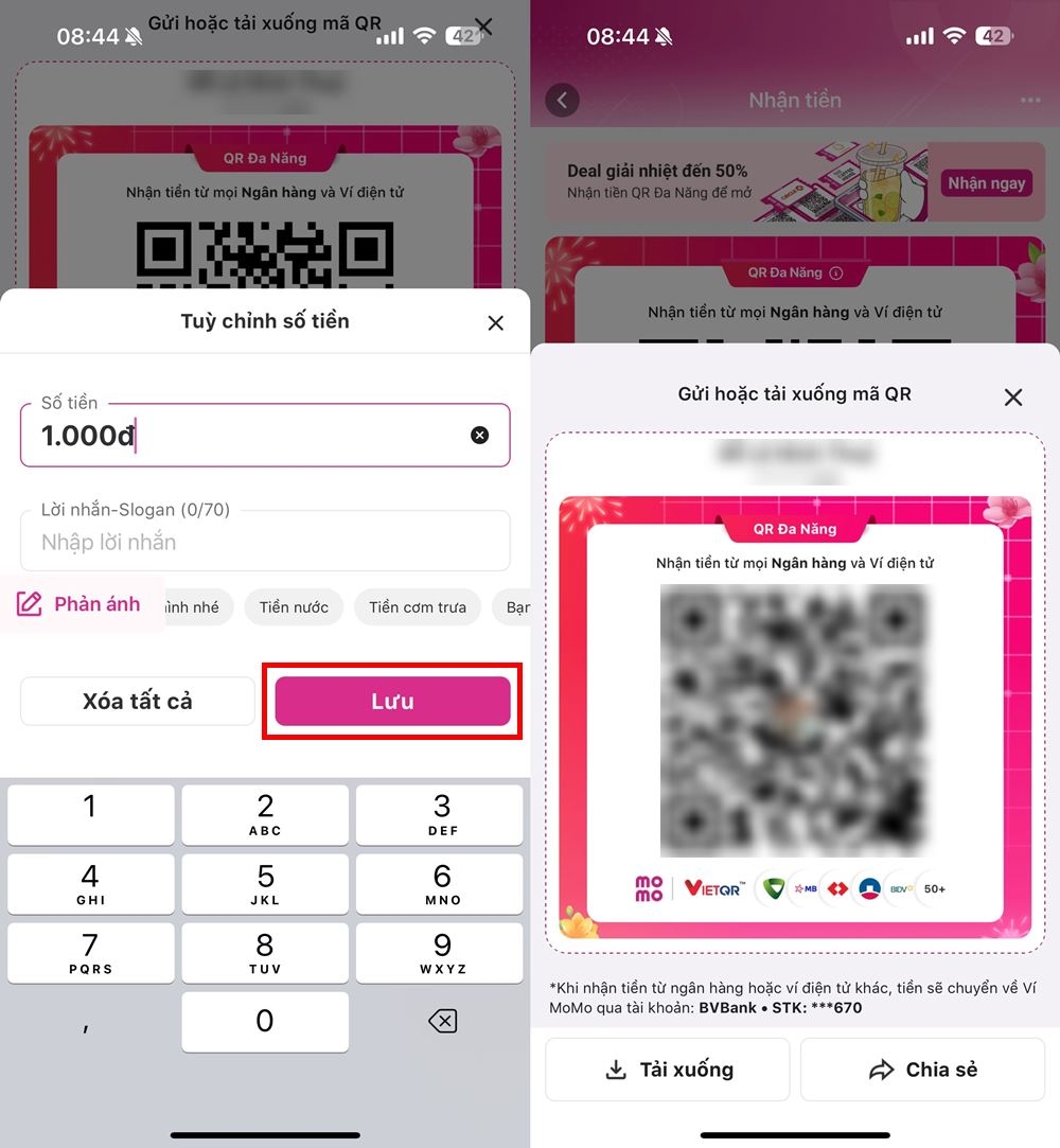Cách tạo mã QR có sẵn số tiền cần chuyển trên MoMo cực tiện lợi