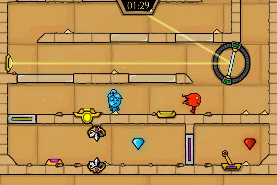 Lửa và Nước - Bí quyết chơi game đơn giản, dễ giành chiến thắng