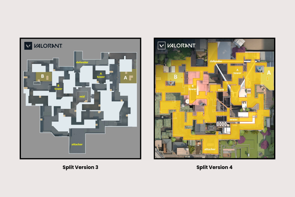 Split Valorant: Quá trình thiết kế và ra mắt bản đồ Split