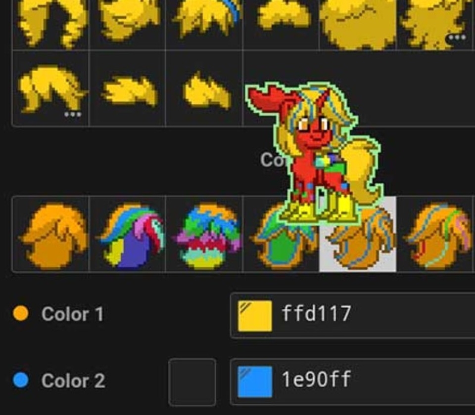 Mách bạn cách tạo skin Pony Town hầu gái, nam, cute siêu đơn giản