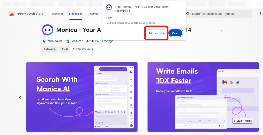 Tìm hiểu Monica AI: Trợ lý AI đa-zi-năng, hỗ trợ đa dạng nhu cầu