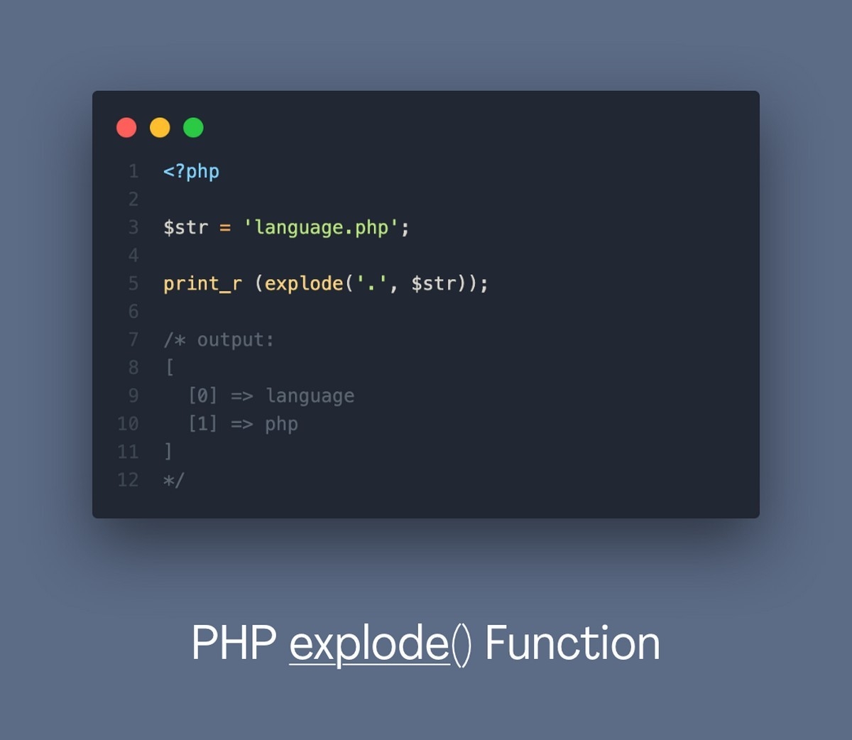 Hàm explode PHP là gì, cú pháp ra sao? Ví dụ cụ thể