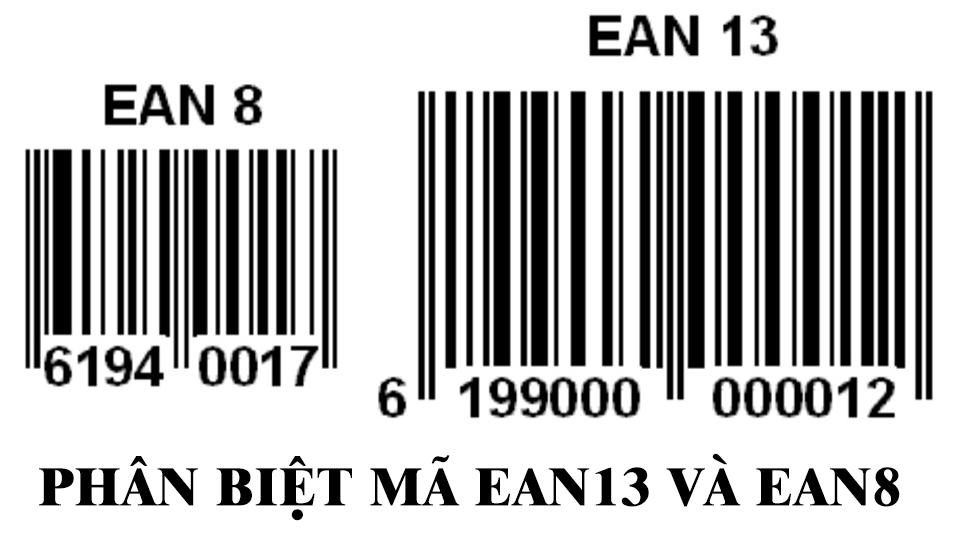Phân biệt mã vạch C128, EAN13, C39 - Ba mã vạch phổ biến hiện nay