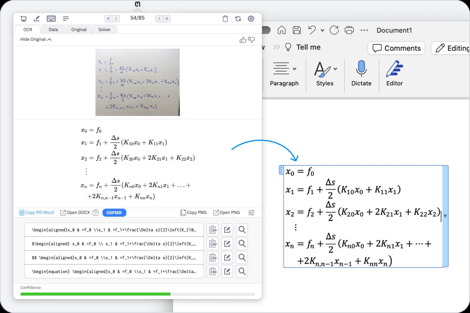 Mathpix - công cụ trích xuất công thức toán học từ file PDF, ảnh